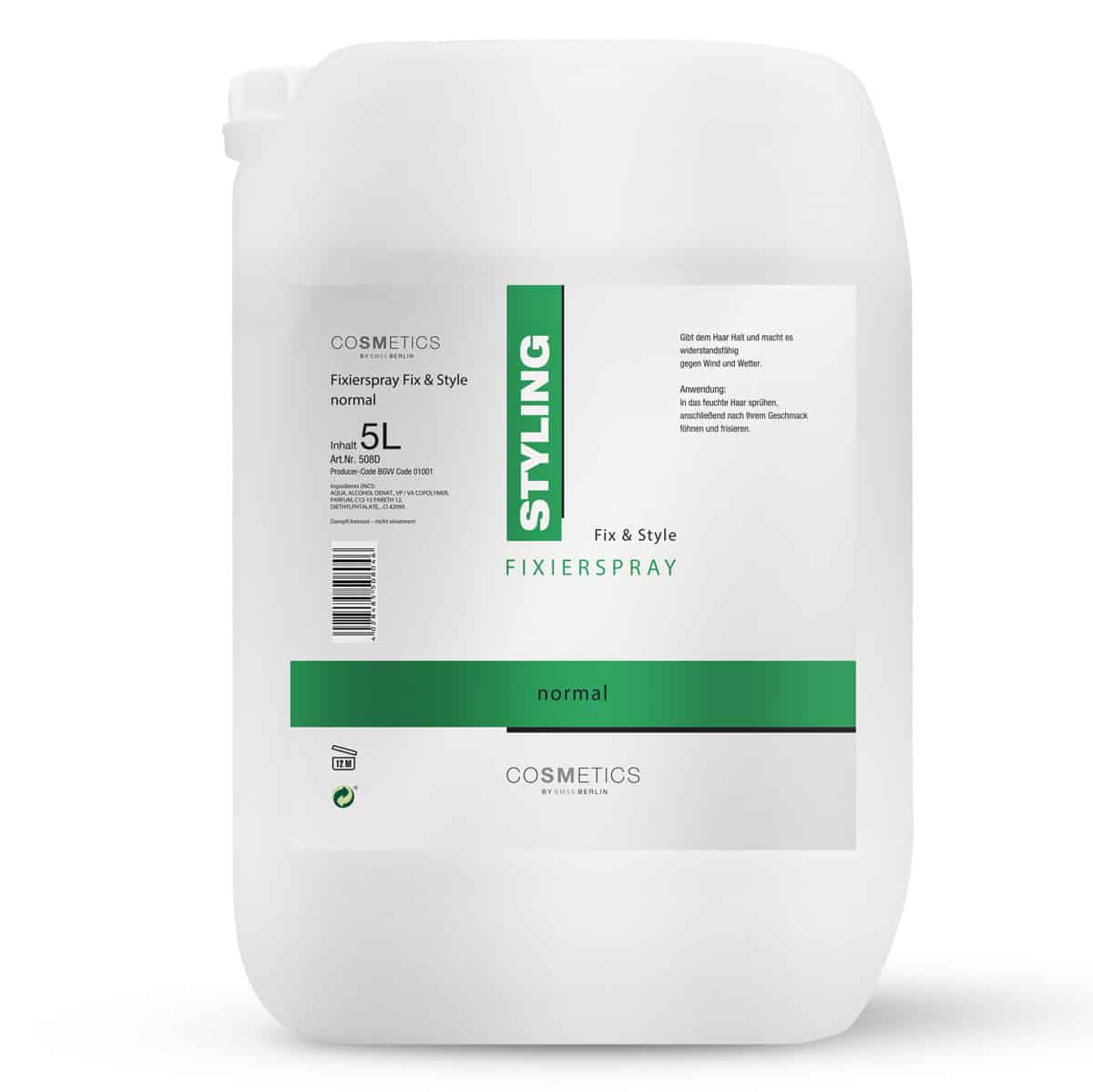 Fixier Spray Fix & Style NORMAL 150ml - Cosmetics by SM55 Berlin